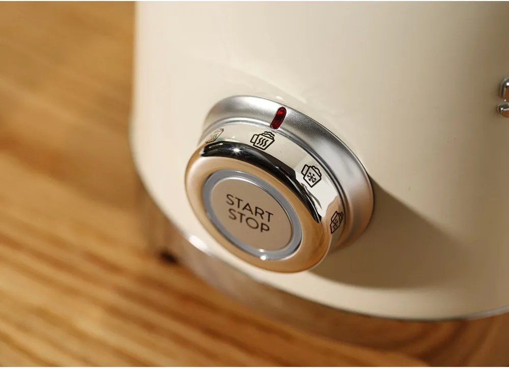 Béžový elektrický šlehač mléka 50's Retro Style – SMEG