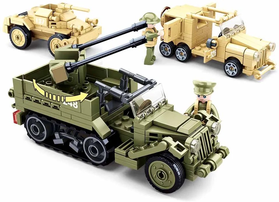 Sluban Army M38-B0812 Vojenská vozidla