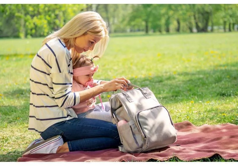Canpol babies Přebalovací batoh LADY MUM Šedý