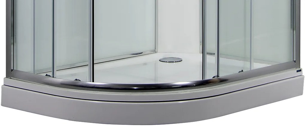 ARTTEC SIRIUS 120 x 90 cm - Sprchový box model 1 Strop čiré sklo pravá vanička
