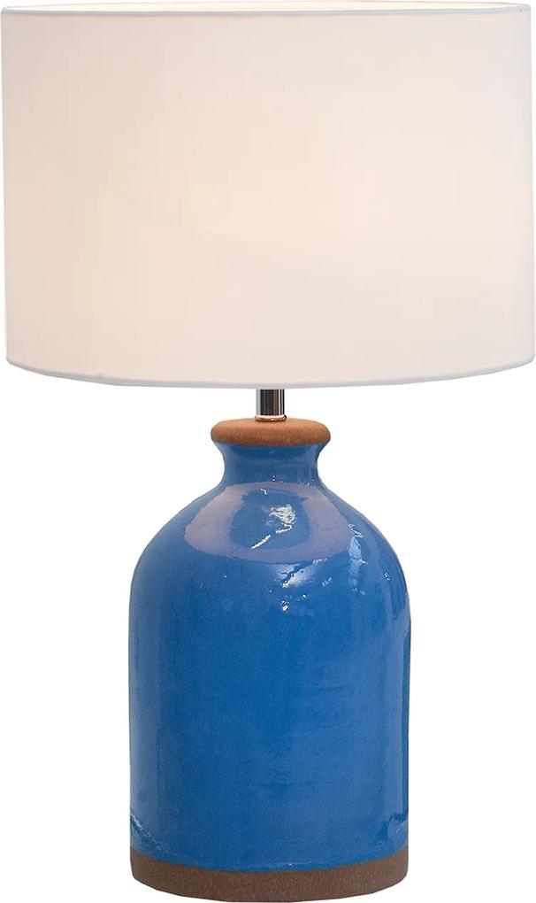 Demsa home Stolní lampa Blumer, 60 cm, keramika /plátno