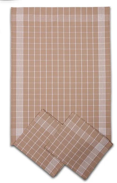 Svitap Utěrka Pozitiv Egyptská bavlna béžová/bílá - 3 ks 50x70 cm balení 3 ks