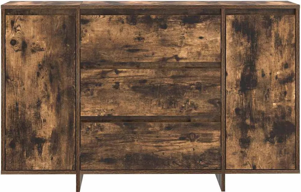 Servírovací skříň Kouřový dub 120 x 41 x 75 cm Kompozitní dřevo 3333910