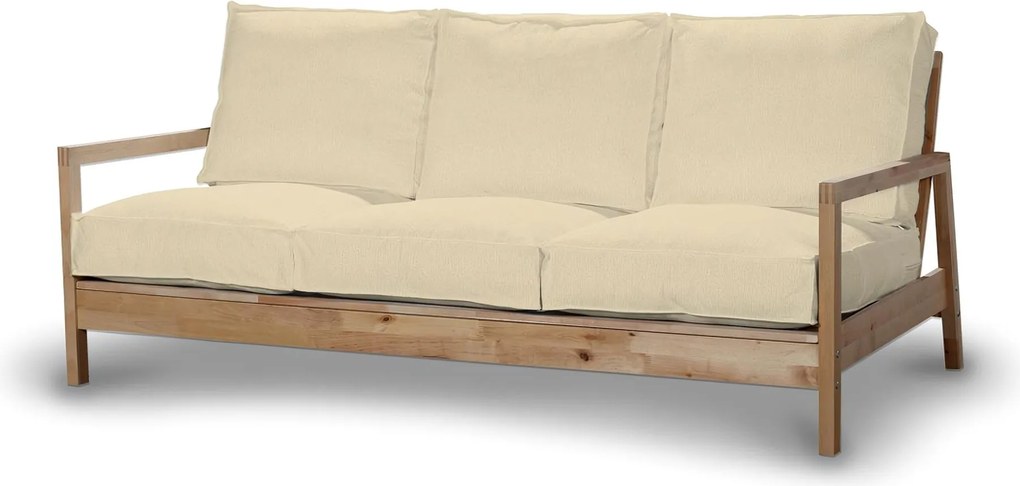 Potah na pohovku IKEA  Lillberg 3-místná nerozkládací barva krémová látka lesklé, pletený vzor