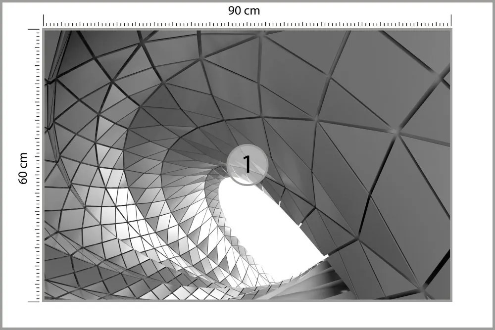 Fototapeta Les V Mlze Samolepící tapety 254x184