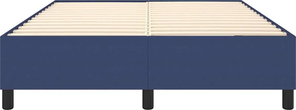 Rám postele s boxspringem modrý 140 x 200 cm textil 3120868