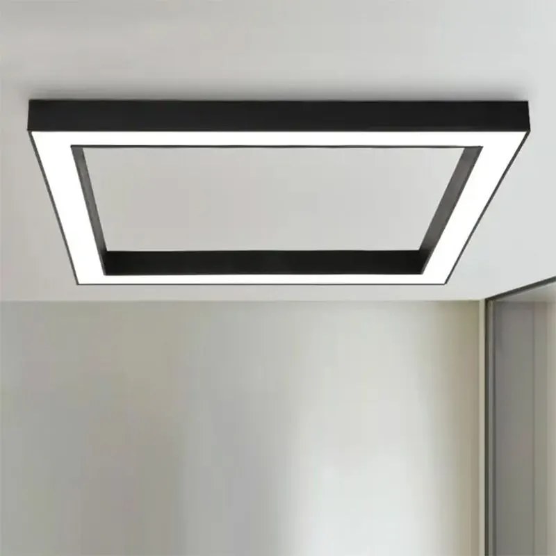 Toolight Toolight, LED stropní svítidlo 60x60x5 cm 36W 4000K APP1284-C, černá, OSW-00942