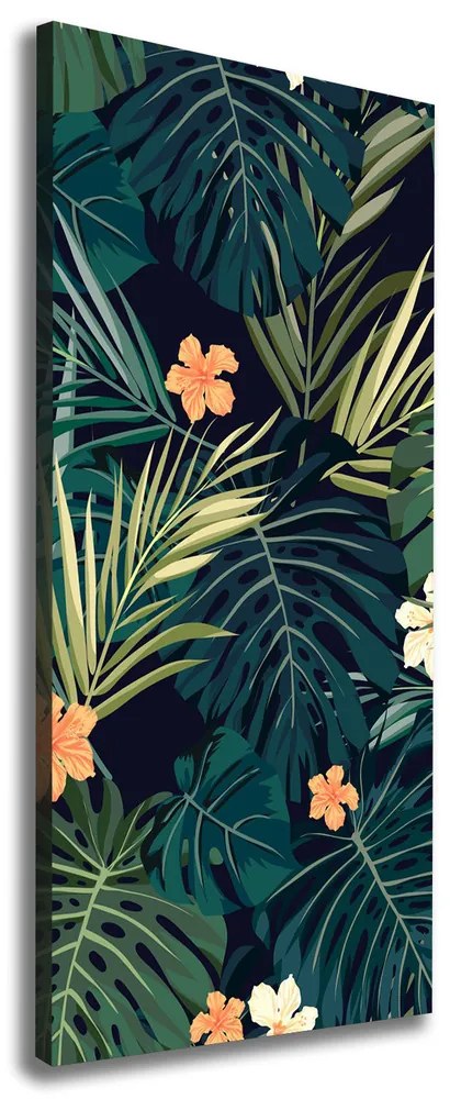 Wallmuralia Foto obraz na plátně Havajské květiny 50x125 cm