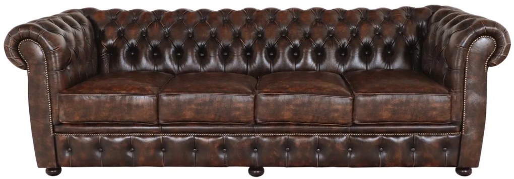 furniture-nabytek.cz - Sedačka Chesterfield čtyřmístná