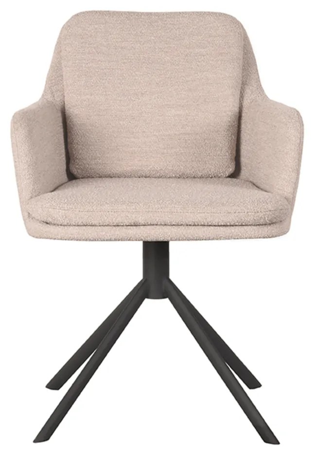 LABEL51 Jídelní židle JOY bílé bouclé IH-50.209