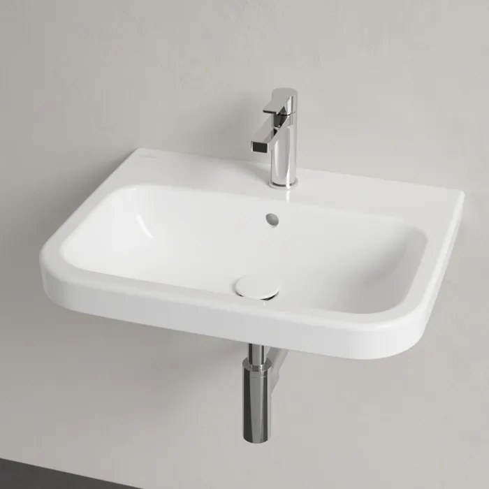 Villeroy & Boch ARCHITECTURA - Umyvadlo 600x470x180 mm, bez přepadu, bílá alpin CeramicPlus 418861R1