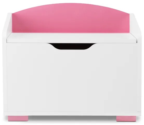 Vingo Velký dětský úložný box – růžový, 60 x 35 cm