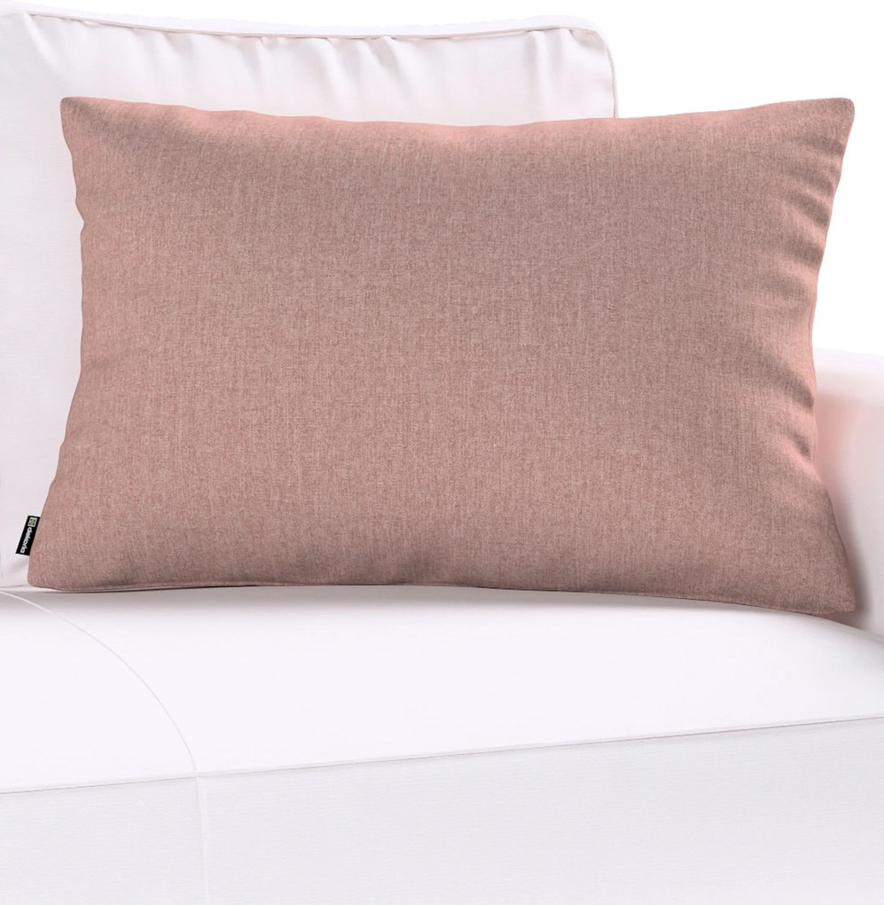 Kinga - potah na polštář jednoduchý obdélníkový barva růžová látka pletený vzor