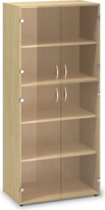 Vysoká skříň ProOffice 80 x 45,8 x 178 cm, divoká hruška