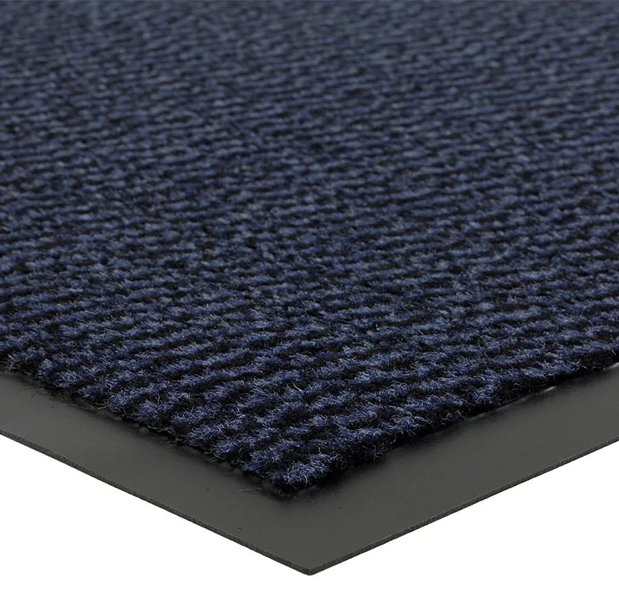Modrá vnitřní čistící vstupní rohož FLOMA Spectrum - 80 x 120 x 0,5 cm