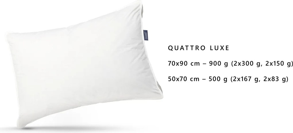 Péřový polštář QUATTRO LUXE Velikost: 70 x 90