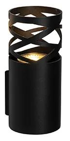 Designové nástěnné svítidlo černé - Arre
