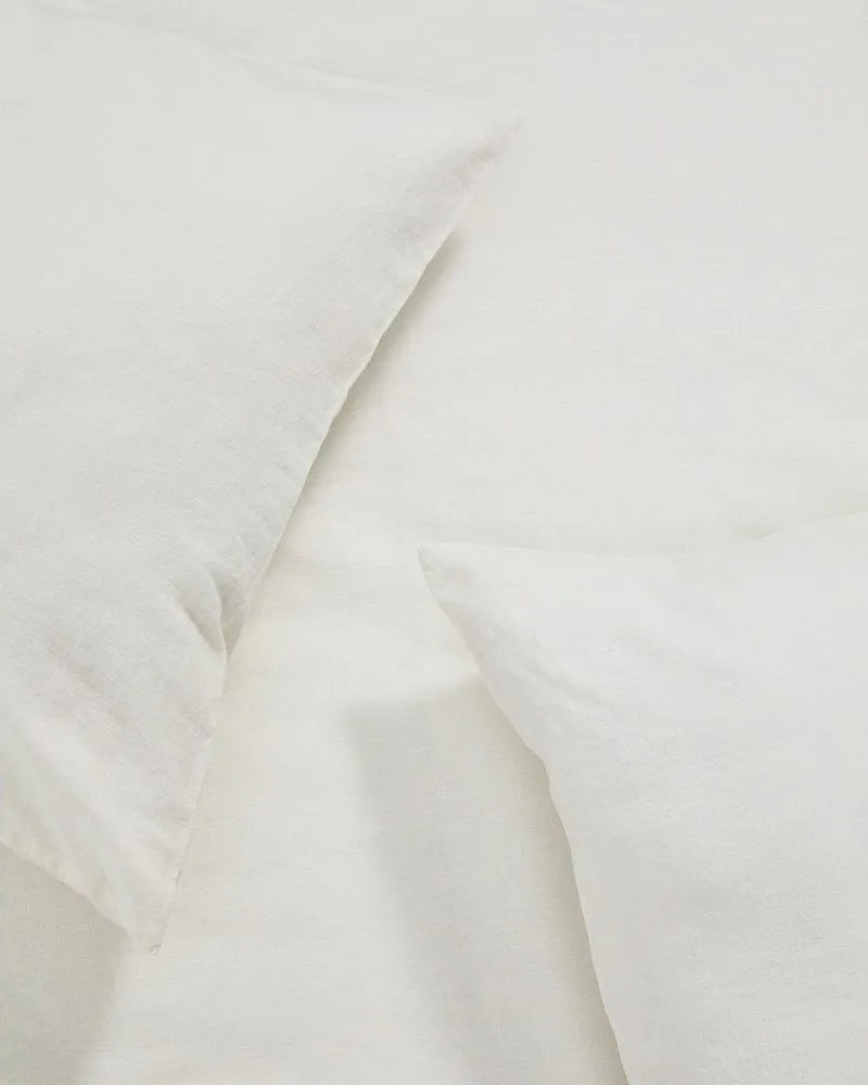 Slonovinové 3dílné povlečení na dvoulůžko/prodloužené 240x260 cm Simmel – Kave Home