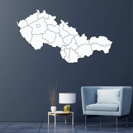 Velká dřevěná mapa Slovenska a České republiky | SENTOP M011
