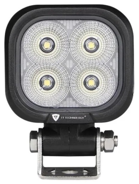 KT Trade LED Bodové svítidlo pro automobil BLACK LED/40W/10-30V IP69 5700K hranatý TT.13330