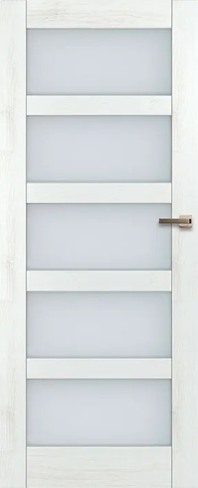 Interiérové dveře vasco doors BRAGA model 6 Průchozí rozměr: 70 x 197 cm, Orientace dveří: Levé dveře, Dekor: Ořech columbia