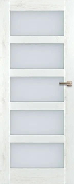 Interiérové dveře vasco doors BRAGA model 6 Průchozí rozměr: 70 x 197 cm, Orientace dveří: Levé dveře, Dekor: Ořech muškátový