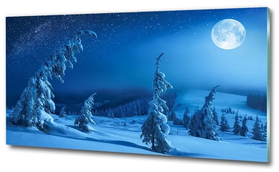 Wallmuralia Foto obraz skleněný horizontální Světlo měsíce 100x50