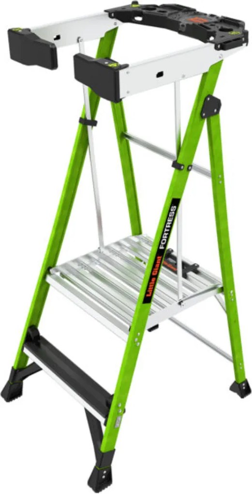 Little Giant | Fortress – sklolaminátové schůdky pro bezpečnou práci ve výšce Model: 6, Max. dosah: 363 cm