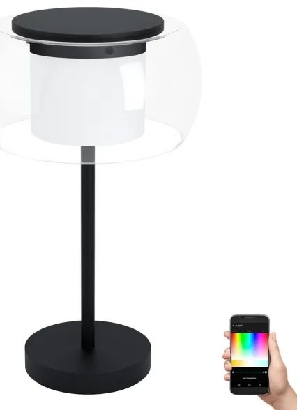 Eglo 99024 - LED RGB Stmívatelná stolní lampa BRIAGLIA-C LED/15W/230V