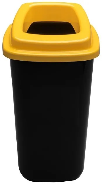 Odpadkový koš plastový SORT BIN 45 L - žluté víko 680-01Y