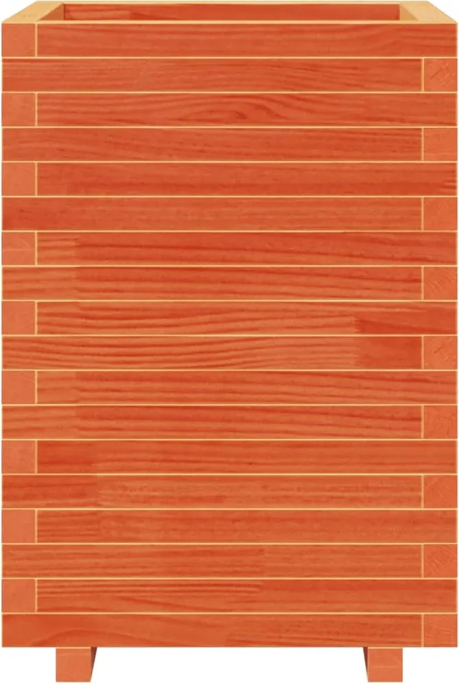 Zahradní truhlík voskově hnědý 50x50x72,5 cm masivní borovice 3282576