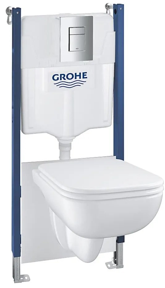 GROHE 39816000 - Sada pro WC SOLIDO COMPACT 1,13 m keramika/bílá