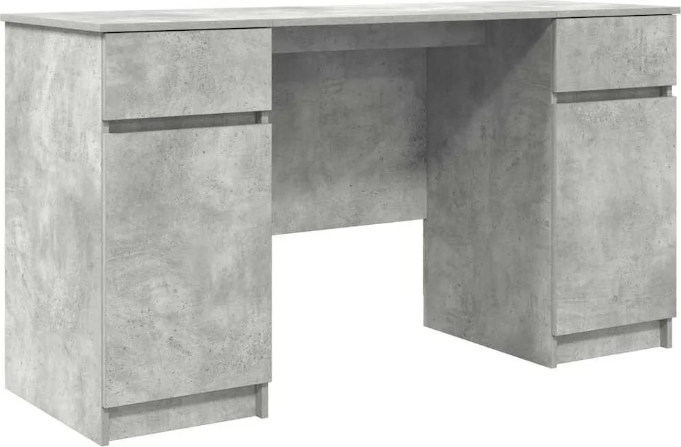 Stůl Betonová šedá Kompozitní dřevo 140 x 49 x 76 cm 3328510