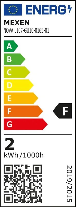 Mexen Nova, LED žárovka GU10, 1,5 W, studená - 6500K, 158 lm - L107-GU10-0165-01