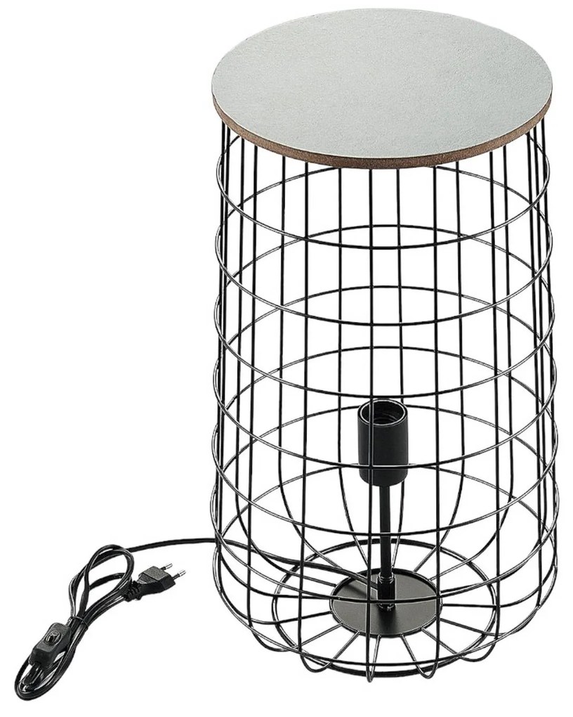 Lindby Winnie stolní lampa s dřevěnou deskou