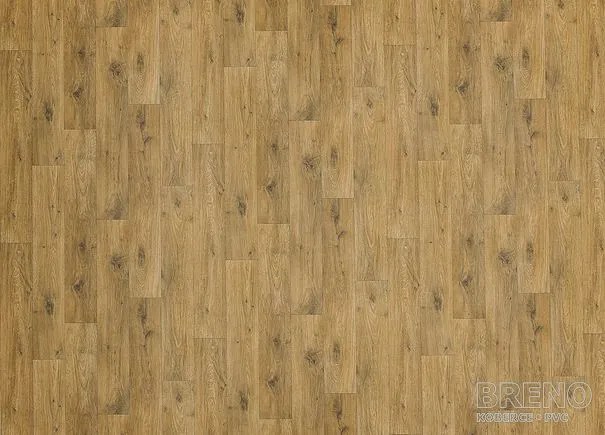 Breno PVC MAXIMA PLUS Ohrid Oak S45 (591-16) – hnědé dřevo, šíře 400 cm