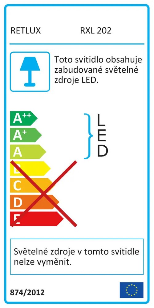 Retlux RXL 202 řetěz 50LED 5+5m