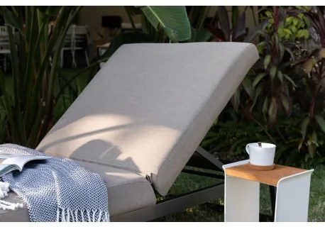 Doppler Melia LIKA-TEX® mocca - luxusní zahradní lehátko