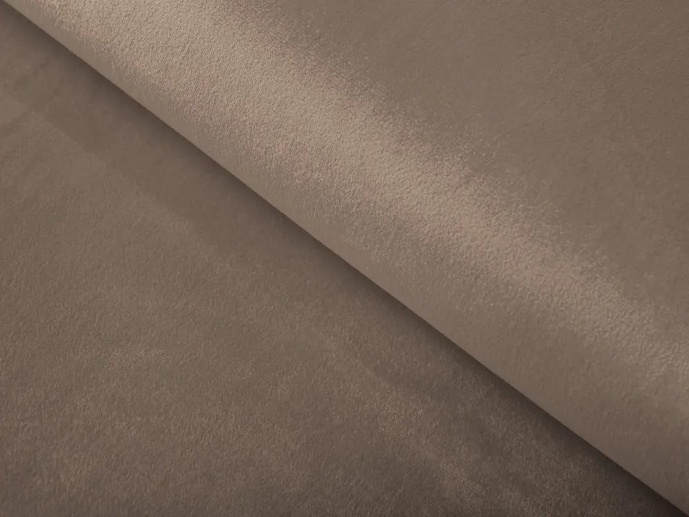 Biante Sametový běhoun na stůl Velvet Premium SVP-005 Světle hnědý 35x120 cm