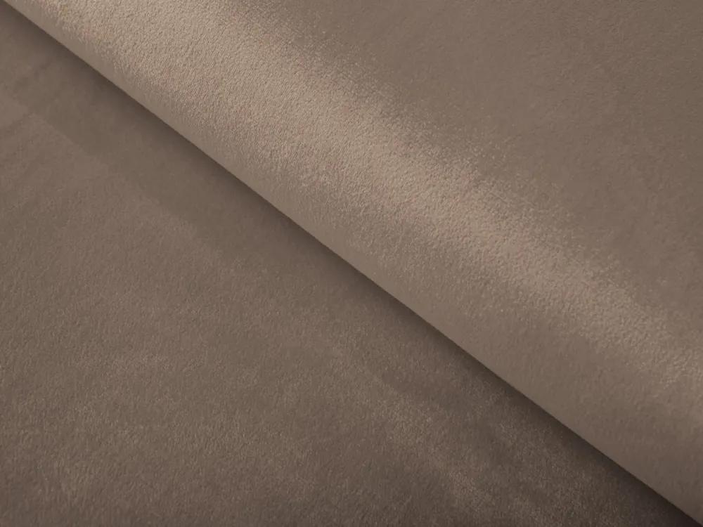 Biante Sametový čtvercový ubrus Velvet Premium SVP-005 Světle hnědý 100x100 cm