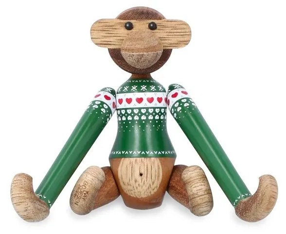 Opička Kay Bojesen Christmas Jumper Green Mini Kay Bojesen Denmark