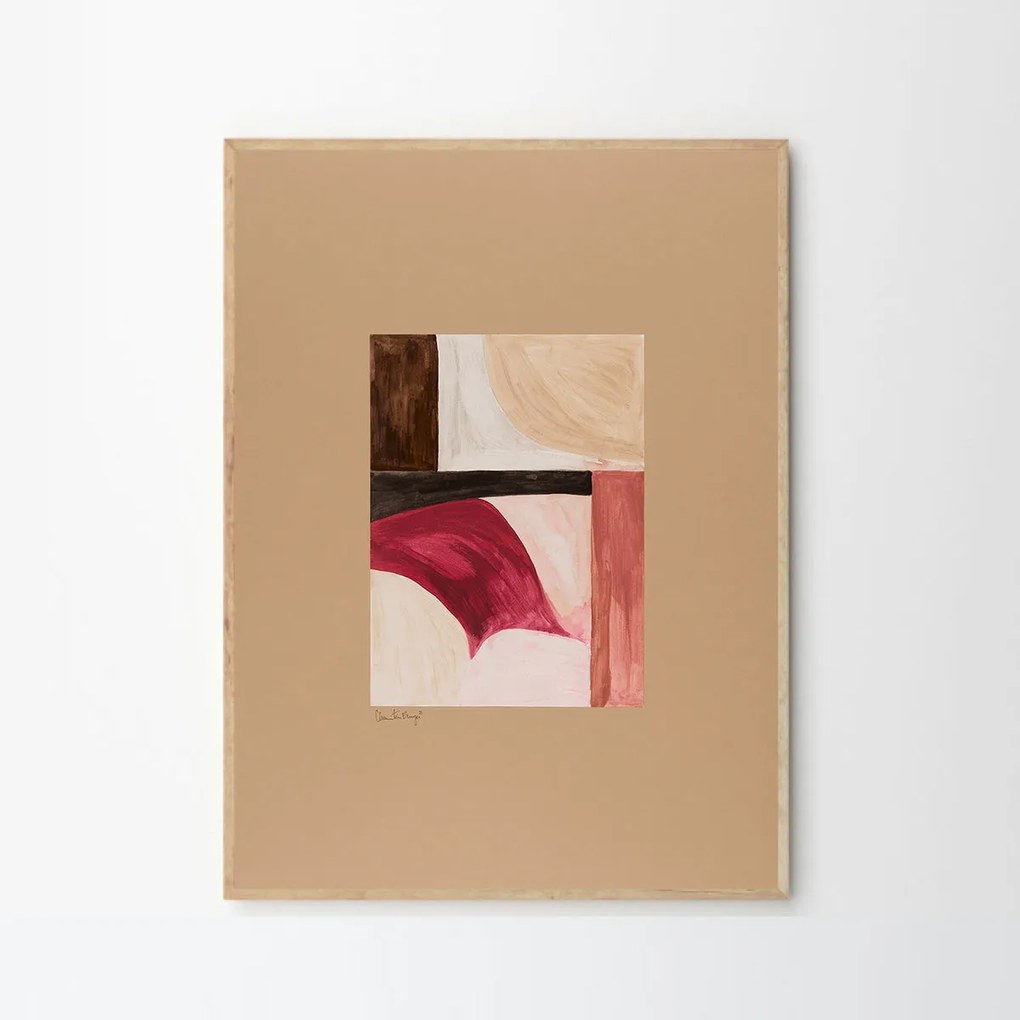 The Poster Club Plakát Shapes 03 by Little Detroit 50x70