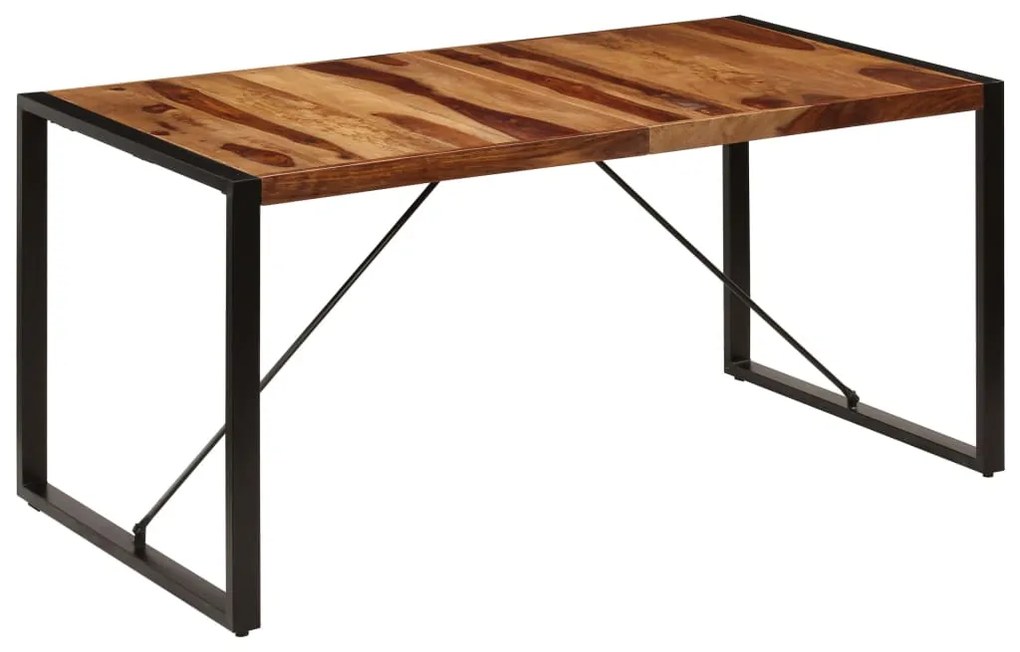 Jídelní stůl 160 x 80 x 75 cm masivní sheeshamové dřevo - Default Title