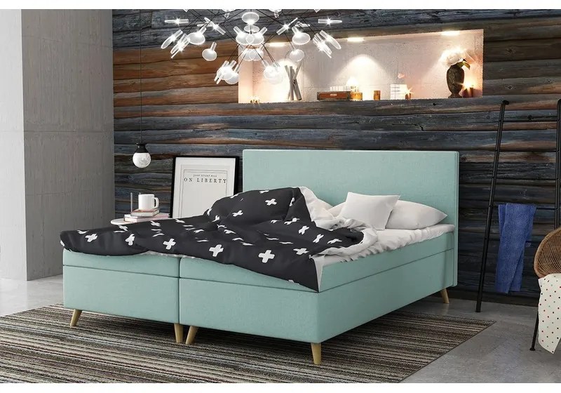 Kontinentální postel Miro, Rozměr postele: 180x200, 121 - barva: Lux 29 Mirjan24 5902928406115