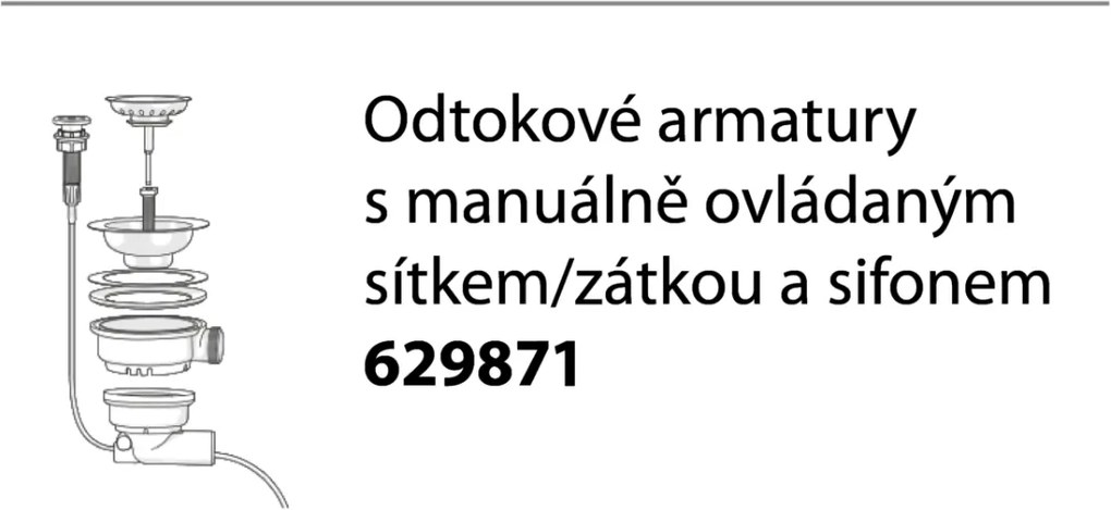 Schock Dřez FORMHAUS D-100L NERO Spodní uložení