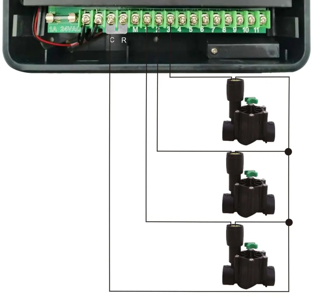 vidaXL Marketos Zahradní zavlažovací počítač