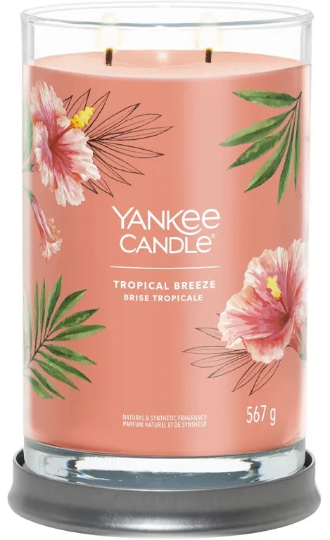 Yankee Candle – Signature Tumbler svíčka Tropical Breeze (Tropický vánek) Velikost: velká 567 g