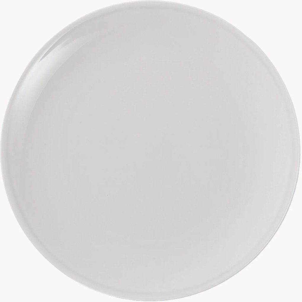 Sada mělkých talířů z kostního porcelánu Pastel, 6 dílů