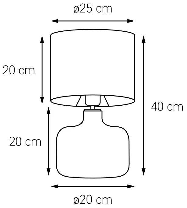 Stolní lampa Kaspa LORA 41066105