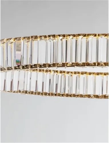 Závěsné LED svítidlo NOVA LUCE AURELIA 47W 3500K 9333076 stmívatelné Triac
